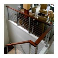China Patio deck railings porch railing wire cost to install woven wire fence for sale