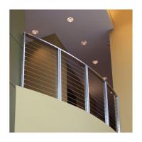 China Balcony fence panels wire rope railing woven wire fence cost per foot for sale