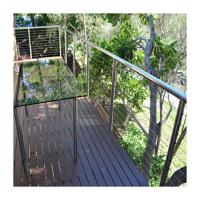 China Balcony fence panels wire rope railing woven wire fence cost per foot for sale