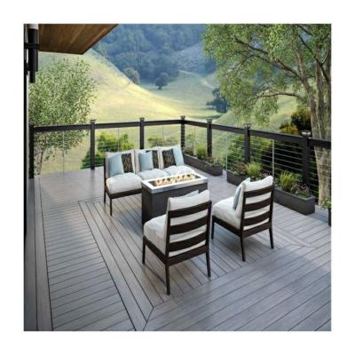 China Cable balcony railing stainless steel wire railing black woven wire fence for sale