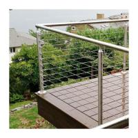 China Balcony gates feeney railing cable woven wire fence supplies for sale