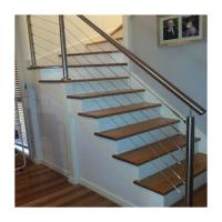 China Deck railing and stairs e rigging cable railing woven wire goat fence for sale
