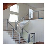 China Fiji wire rope balustrade fittings barbed fencing wire for sale