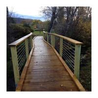 China Australia wire balustrade fittings wire fence prices per metre for sale