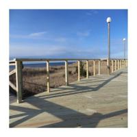 China Mauritius wire balustrade installation wire rail fence for sale