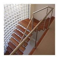 China Kenya stainless steel wire rope balustrade barbed wire fencing installation for sale