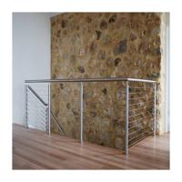 China Outdoor patio privacy fence stainless steel wire rope railing black welded wire fence roll for sale