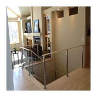 China Outdoor patio privacy fence stainless steel wire rope railing black welded wire fence roll for sale