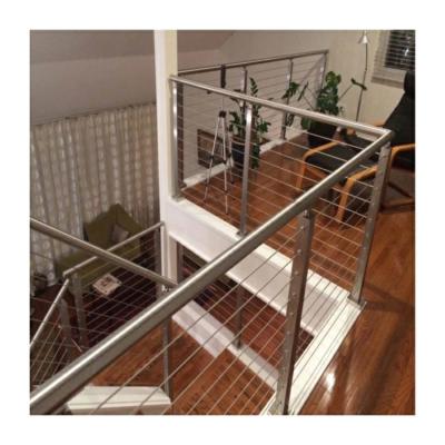 China Fencing around a patio stair wire railing design stainless steel electric fence wire for sale