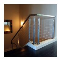 China Fencing around a patio stair wire railing design stainless steel electric fence wire for sale