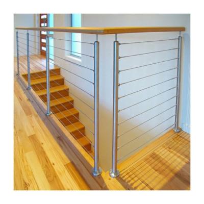 China Commercial patio fencing black wire stair railing 2.5 mm high tensile fencing wire for sale