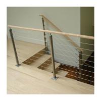 China Commercial patio fencing black wire stair railing 2.5 mm high tensile fencing wire for sale