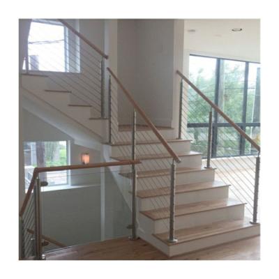 China Black patio railing modern wire stair railing 2 ft black welded wire fence for sale