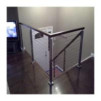 China Black patio fence wire fence for deck railing live wire electric fencing for sale