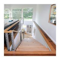 China Gate for patio deck wire banister railing cross wire fence for sale