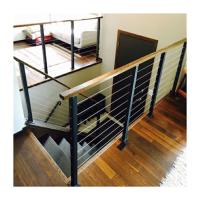 China Gate for patio deck wire banister railing cross wire fence for sale