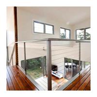 China Front patio railing outdoor wire railing twisted wire fencing for sale