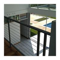 China Fencing for patio area stairs with wire railings iron wire fence for sale