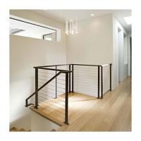 China Railing around concrete patio trex wire railing 4mm fencing wire for sale