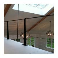 China Patio with privacy wall chicken wire railing 4 gauge wire fence for sale