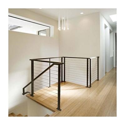 China Patio steps with railing metal wire stair railing fencing with wire for sale
