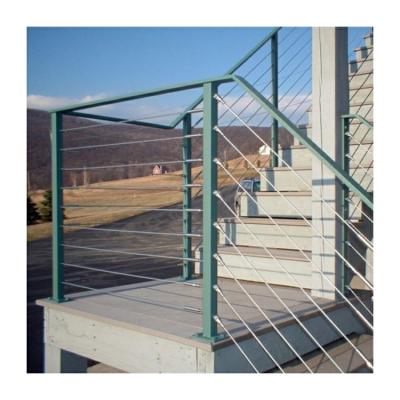 China Patio safety fence wire railing systems for decks plain wire fence for sale