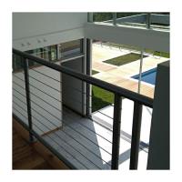 China Wrought iron patio fence hog wire stair railing wire fencing cost per metre for sale