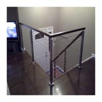China Wrought iron patio fence hog wire stair railing wire fencing cost per metre for sale