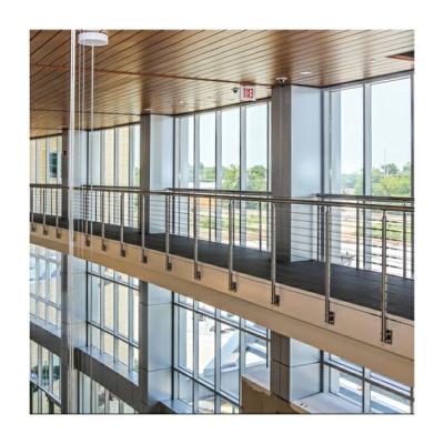 China Outdoor patio railings aircraft wire railings 12.5 gauge electric fence wire for sale