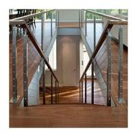 China Outdoor patio railings aircraft wire railings 12.5 gauge electric fence wire for sale