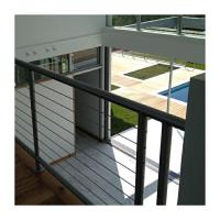 China Patio fence with gate wire railing cost fixing barbed wire fence for sale