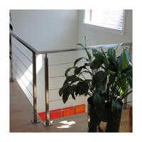 China Glass patio fence wire deck railing ideas rail fence with wire for sale