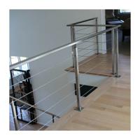 China Outdoor patio fence wire rope railing hardware types of barbed wire fencing for sale
