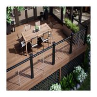 China Rod iron balcony wire deck railing systems 6ft wire fence roll for sale