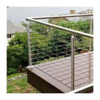 China Glass handrails for balcony wire porch railing 4 ft green wire fencing for sale