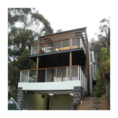 China Timber balcony balustrade steel wire railing system welded wire fencing tractor supply for sale