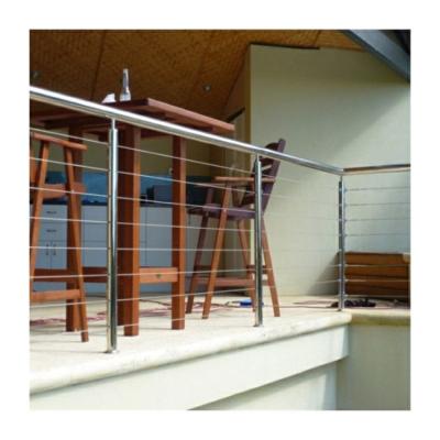 China Cast iron balcony railings wire stair railing 1x2 wire fence for sale