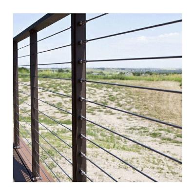 China Balcony railings for sale cable barrier systems suppliers thick wire fencing for sale