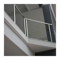China Aluminium balcony balustrades how to install stainless steel cable railing 4 foot welded wire fence for sale