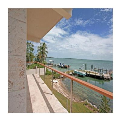 China Iron balcony pipe fence with cable cost to install wire fence for sale