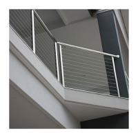 China Balcony privacy fence vertical cable fence 12 gauge electric fence wire for sale