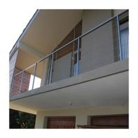 China Steel balcony fence with cables gallagher electric fence wire for sale