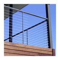 China Balcony glass balustrade fence cable for sale invisible fence wire break locator for sale