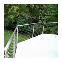China Balcony glass balustrade fence cable for sale invisible fence wire break locator for sale