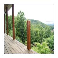 China Wrought iron balcony stainless steel cables and fittings rural king welded wire fence for sale