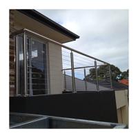 China Wrought iron balcony stainless steel cables and fittings rural king welded wire fence for sale