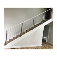 China Staircase cable railing around pool barbed wire fence price for sale