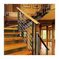 China Staircase best diy cable railing decorative wire garden fence for sale