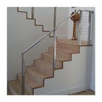 China Staircase steel cable for railing galvanized welded wire fence for sale