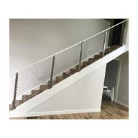 China Staircase diy cable wire deck railing barbed wire fence tractor supply for sale